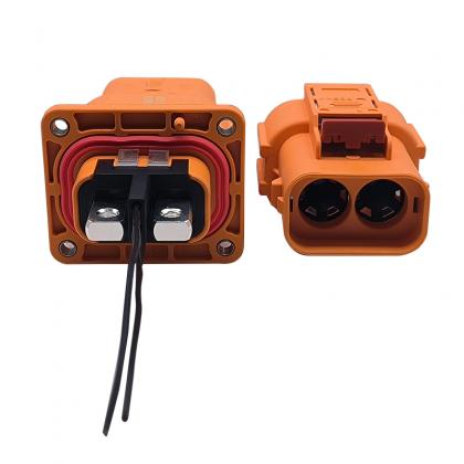 2 Pin 2Pin 3.6mm 50A Waterproof Amphenol HVIL Connector Plug and Socket ...