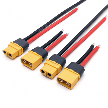 Panel Mount Xt90 Connector Xt60 Xt60u Xt30 Plug with 10AWG 12AWG 14AWG ...