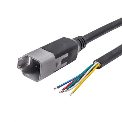 AT04-6P Cable 6 pin automotive electrical wire connector male female ...